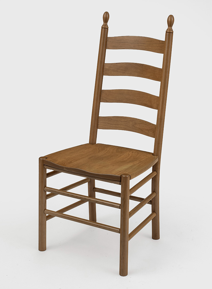 Ladder Back Chairs | Cherry Wood & Painted Finishes