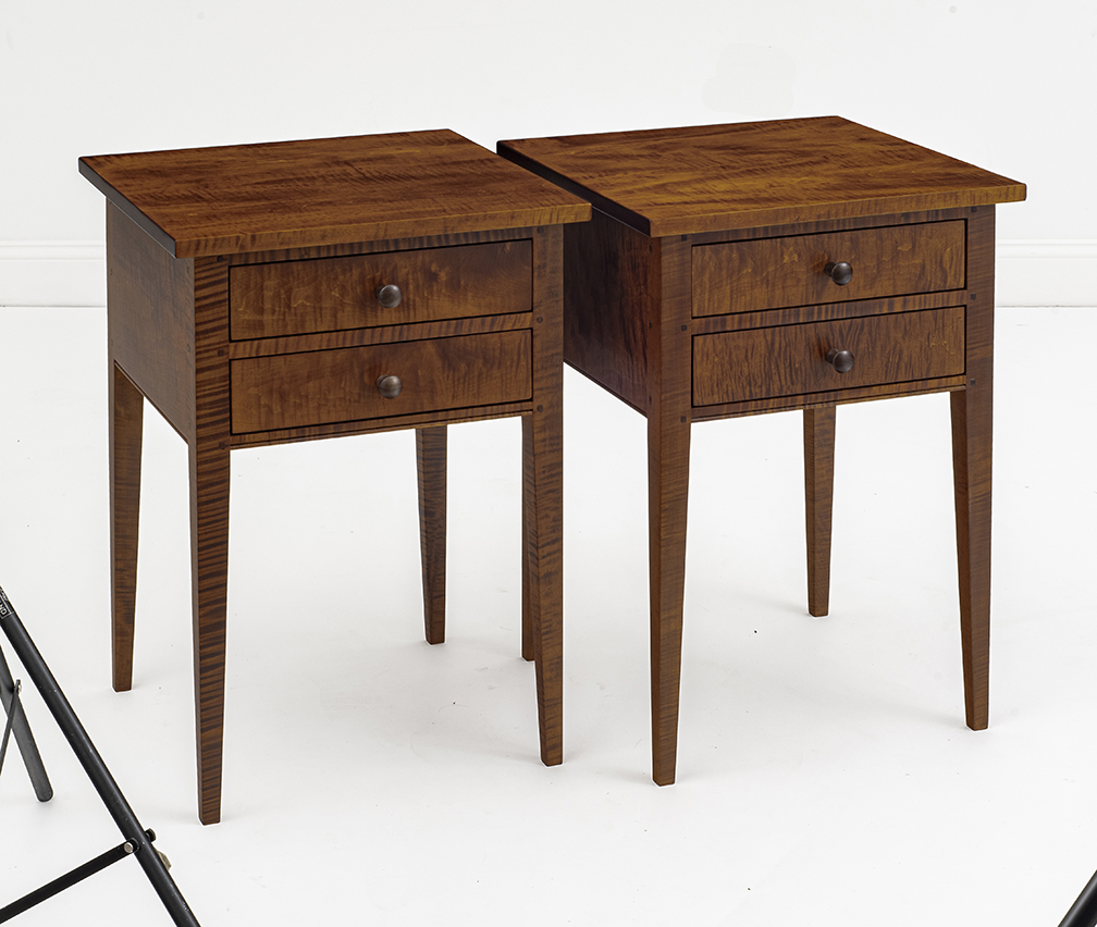 Pair of Two Drawer Stands - Sold